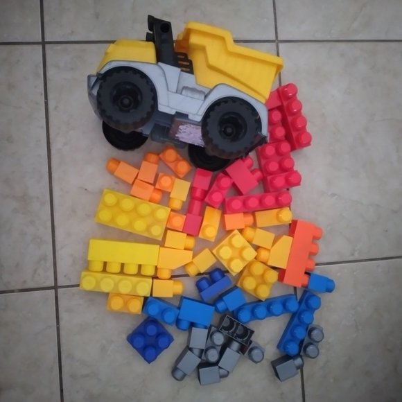 Mega Bloks | Toys | Mega Bloks Yellow Truck5 Pieces | Poshmark